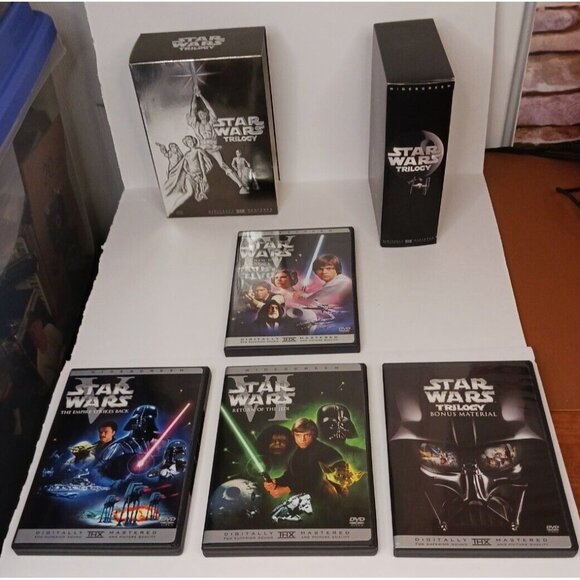 Media | Star Wars Trilogy Dvd Set A New Hope Empire Strikes Back Return ...